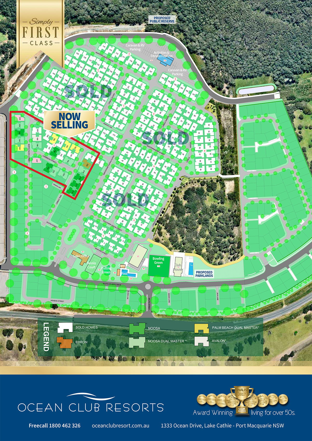 Site Plan | Ocean Club Resort